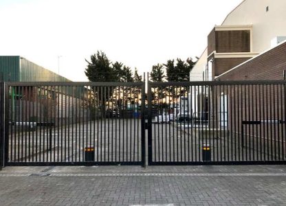 Metal Commercial Security Gates London | SR2 Rated Gate Installers